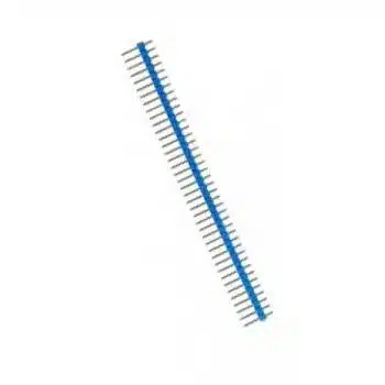 Buy 2.54mm Single Row Male 1X40 Pin Header Strip (Blue) | ChipTronicX ...